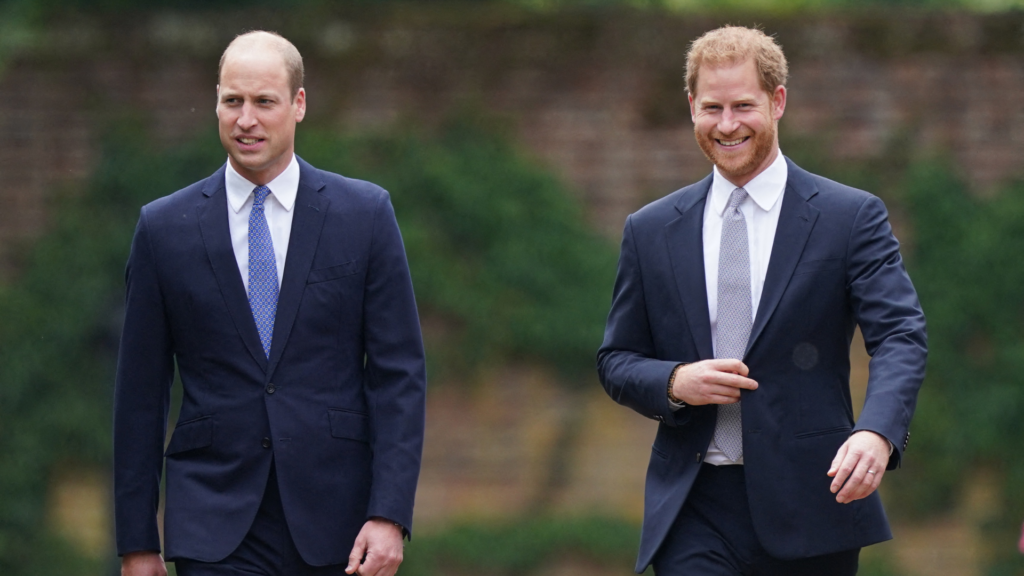Les princes Harry et William en deuil : leur oncle, beau-frère de Lady ...