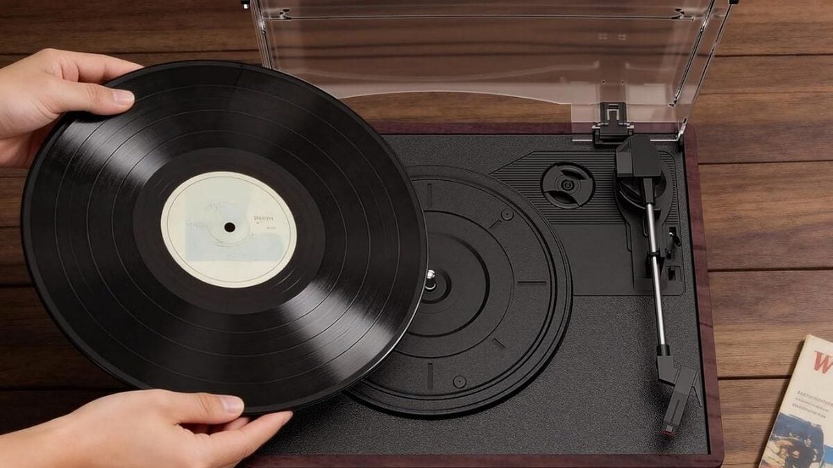 Vintage, puissante, design : cette platine vinyle en promo est parfaite ...